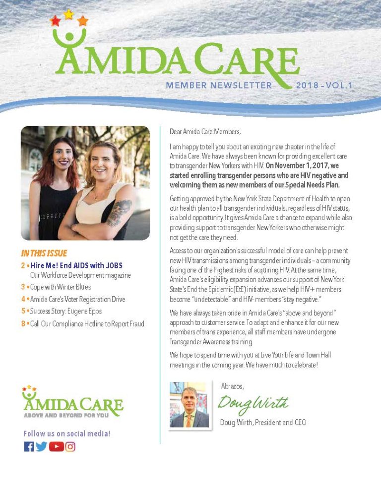 Winter 2017/18 - Amida Care